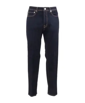 Peserico Contrast-stitch Jeans - Blue