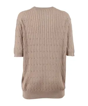 Peserico Ribbed Crew-neck T-shirt