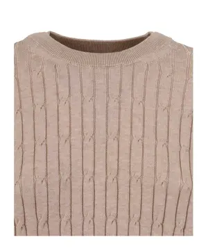 Peserico Ribbed Crew-neck T-shirt