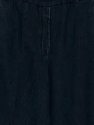 FORTE_FORTE Wide-leg Jeans With Pressed-crease Hems - Blue