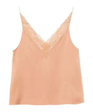 FORTE_FORTE Lace-trim Camisole Top
