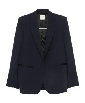 FORTE_FORTE Single-breasted Jacket - Blue