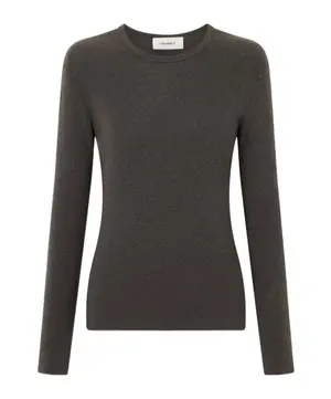 LISA YANG Vivian Cotton And Cashmere-blend T-shirt - Black
