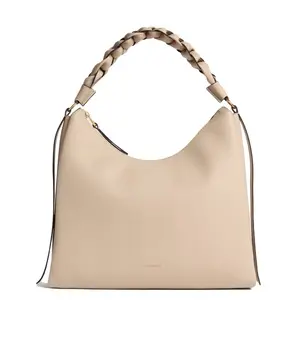 COCCINELLE Medium Shoulder Bag With Woven Handles