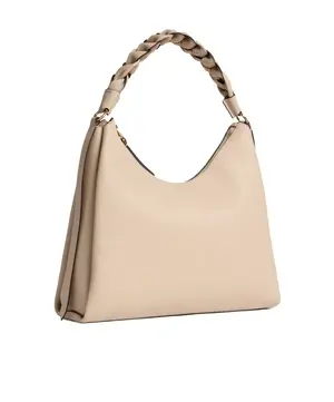 COCCINELLE Medium Shoulder Bag With Woven Handles