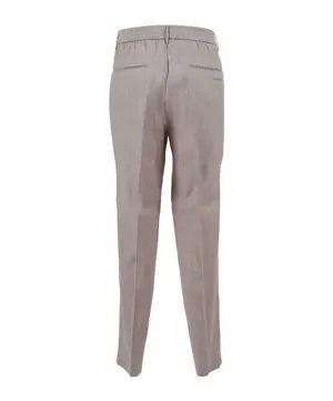 Peserico Pressed-crease Straight-leg Trousers