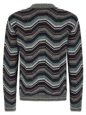 Missoni Zigzag-knit V-neck Cardigan