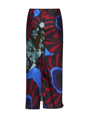 Dries Van Noten Patterned Skirt