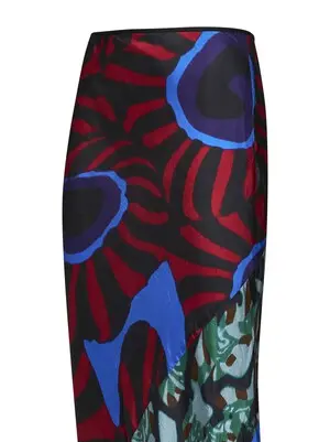 Dries Van Noten Patterned Skirt