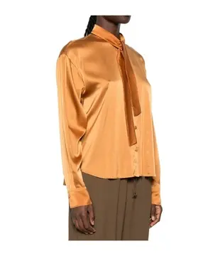 FORTE_FORTE Pussy-bow Button-down Shirt