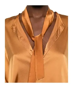 FORTE_FORTE Pussy-bow Button-down Shirt