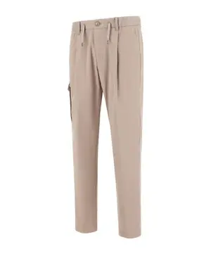 Herno Resort Trousers In Stretch Cotton