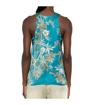 FORTE_FORTE Floral-print Sleeveless Top