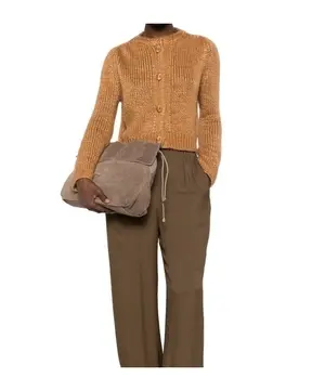 FORTE_FORTE Chunky-knit Button-up Cardigan