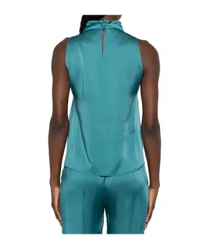 FORTE_FORTE High-neck Sleeveless Top