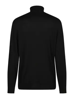 Canali Fine Knit Turtleneck Knitted Sweater