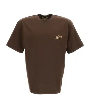Woolrich Logo Printed Crewneck T-shirt - Green