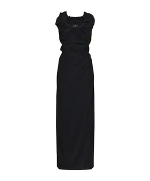 VIVIENNE WESTWOOD Draped Maxi Dress - Black