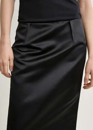 TOTEME Duchess Satin Pencil Skirt