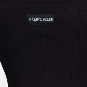 MARINE SERRE Combinaison En Coton Noir