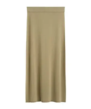 TOTEME Elastic-waistband Maxi Skirt - Desert