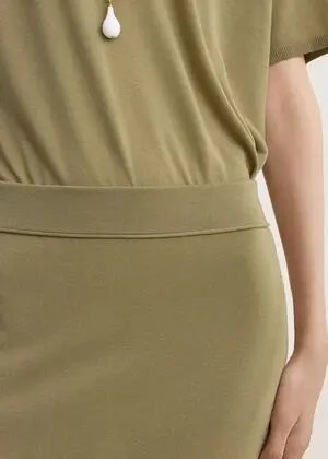 TOTEME Elasticated Waistband Maxi Skirt