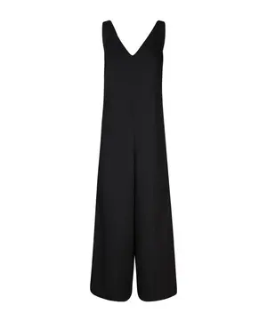 Herno Relaxed Fit Wide Leg Jumpsuit