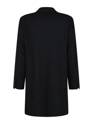 Canali Long-sleeved Collared Coat