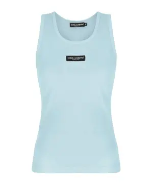 Dolce & Gabbana Sleeveless Vest - Light Blue