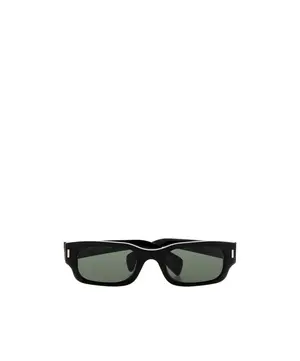 Alexander McQueen Rectangular Frame Sunglasses - Black