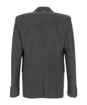 Alexander McQueen Single Breasted Embellished Jacket
