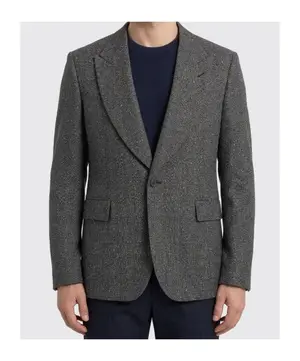 Alexander McQueen Single Breasted Embellished Jacket