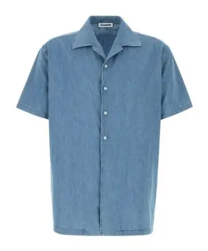 JIL SANDER Short Sleeve Shirt - Blue