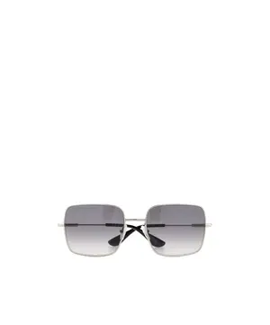 Alexander McQueen Square Frame Sunglasses - Silver