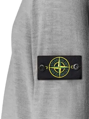 Stone Island Logo-patch Crew Neck Sweater