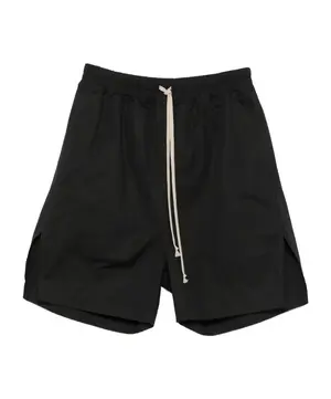 Rick Owens Wide-leg Shorts - Black
