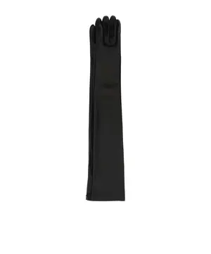 Balenciaga Long Gloves - Black