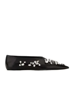 JIL SANDER Embellished Ballerina Flats