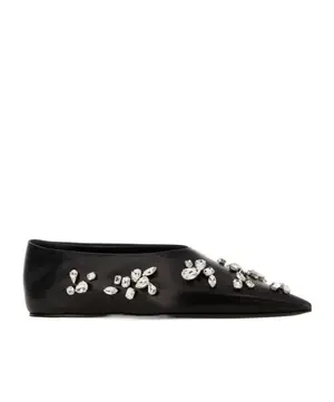 JIL SANDER Embellished Ballerina Flats