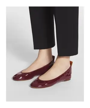 LANVIN Patent Leather Ballet Flats