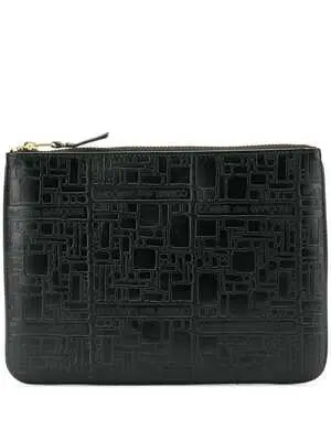 Comme Des Garçons Textured Pochette - Black