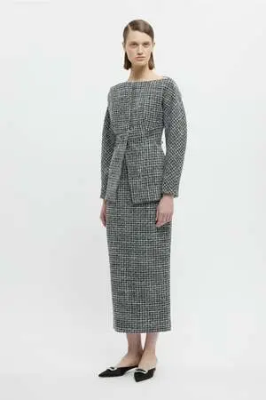EMILIA WICKSTEAD Holden Top In Boucle Tweed