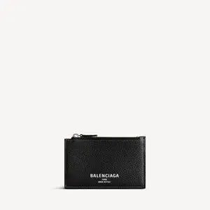 Balenciaga Credit Long Coin And Card Holder - Black