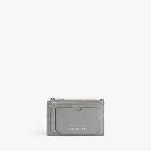 Balenciaga Superbusy Long Coin And Card Holder - Grey