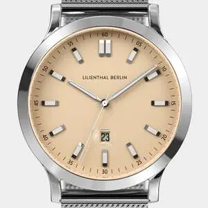 Lilienthal Berlin Mesh Strap Watch - Beige