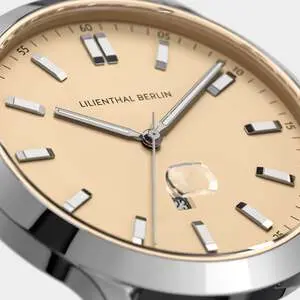 Lilienthal Berlin Mesh Strap Watch - Beige