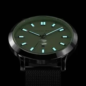 Lilienthal Berlin Huxley Ii Stainless Steel Mesh Watch