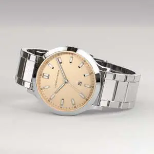 Lilienthal Berlin Huxley Ii Stainless Steel Watch - Beige