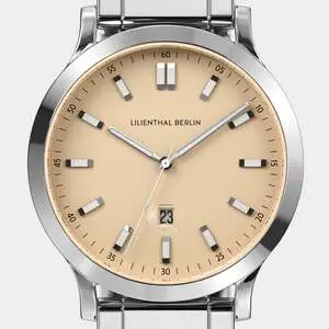 Lilienthal Berlin Huxley Ii Stainless Steel Watch - Beige