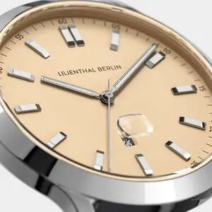 Lilienthal Berlin Huxley Ii Stainless Steel Watch - Beige